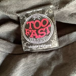 Too Fast | Tops | Too Fast Brand Rockabilly Bride Of Frankenstein ...
